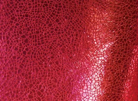 Red (slightly orangish) Glory Leather Swatch